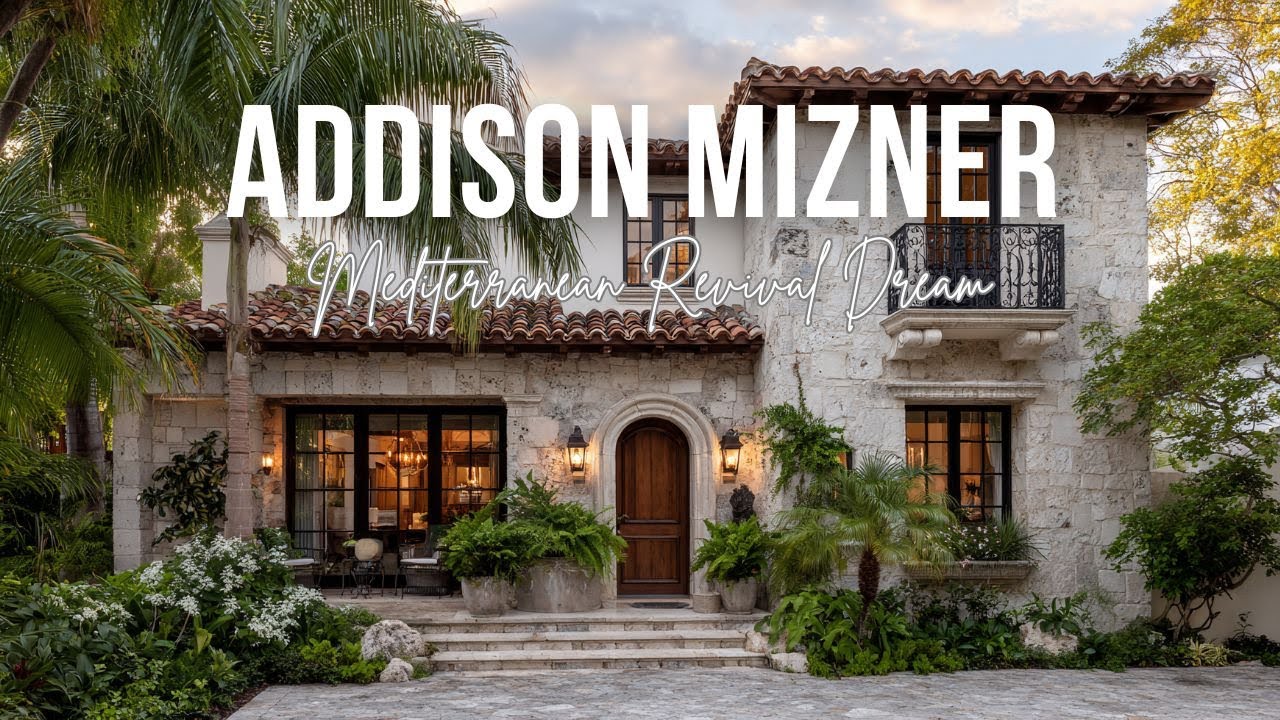 Mediterranean Revival Dream Home Inspired by Addison Mizner Old World ...