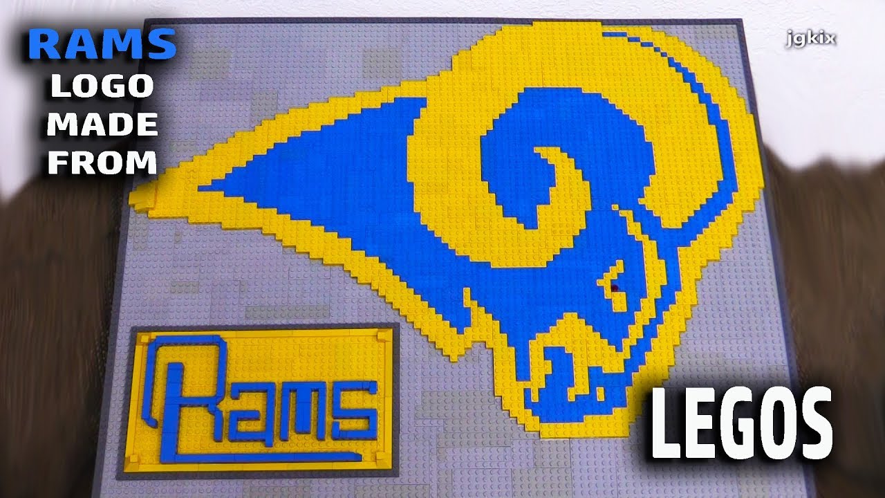 RAMS Logo out of LEGOS - YouTube