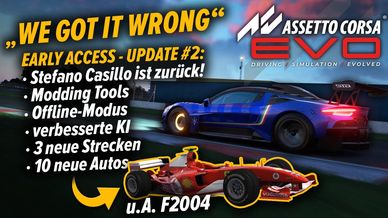 Endling Neuigkeiten: Modding Tools, Offline Modus, bessere KI, neuer Content! 😍 - Assetto Corsa ...
