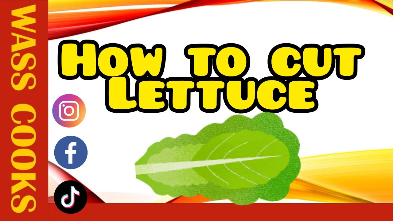 how to slice lettuce - YouTube
