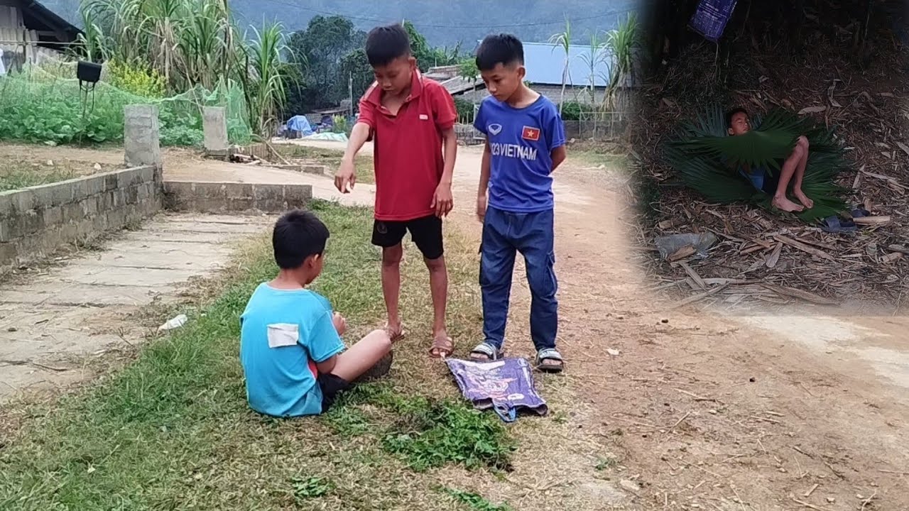 A poor boy selling vegetables at the market met bad people || The ...