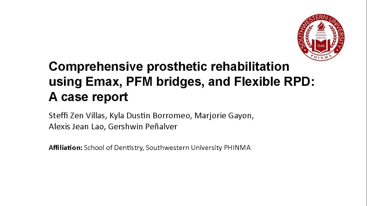 Comprehensive prosthetic rehabilitation using Emax, PFM bridges, and ...