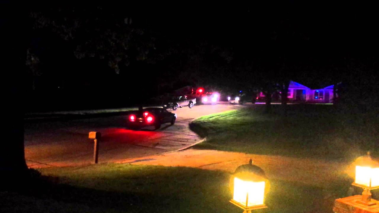 Police take over our street. - YouTube