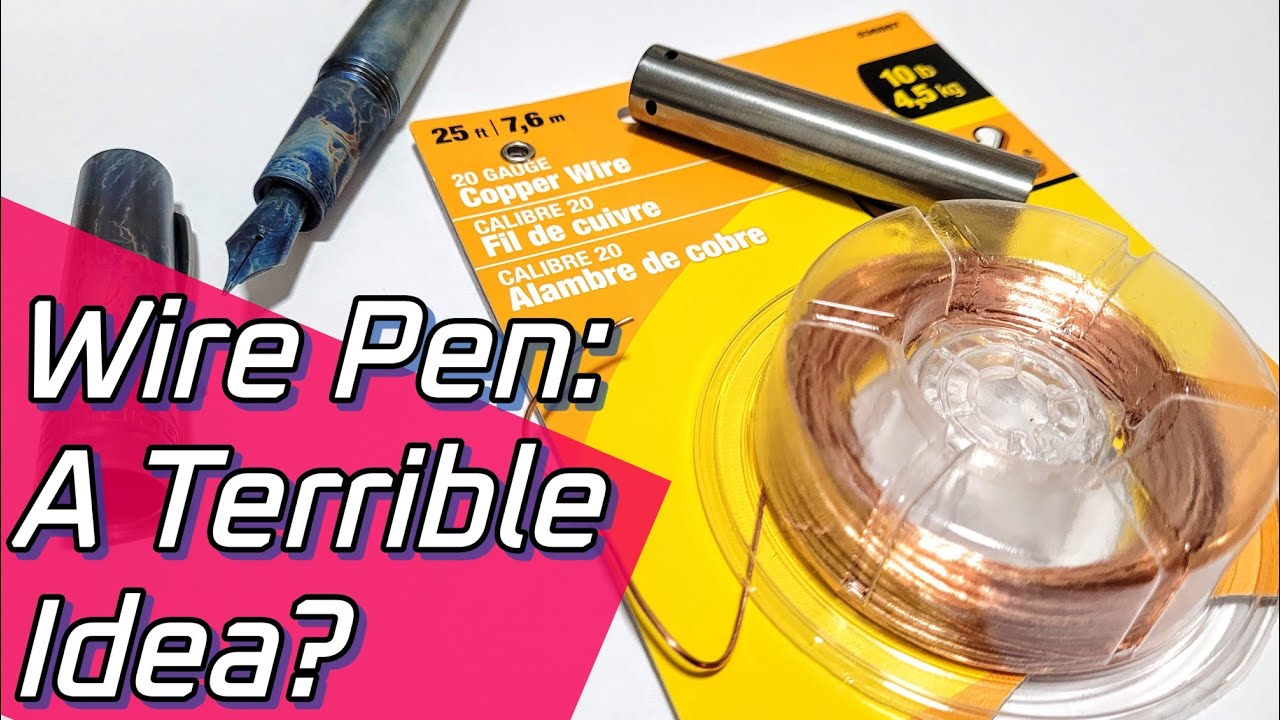 Laser Titanium Anodizing and Making A Fountain Pen From Wire + 3D ...