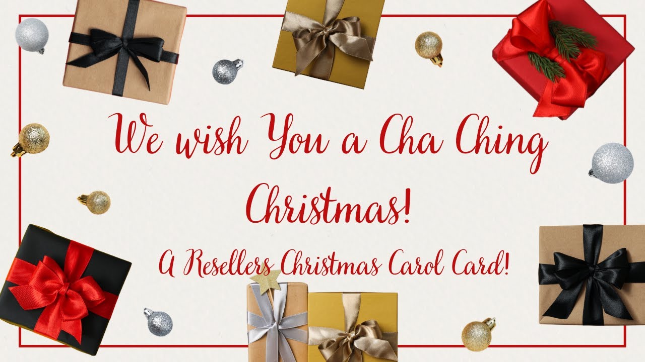 We Wish You a Merry Cha Ching!!! Christmas Video Card! - YouTube