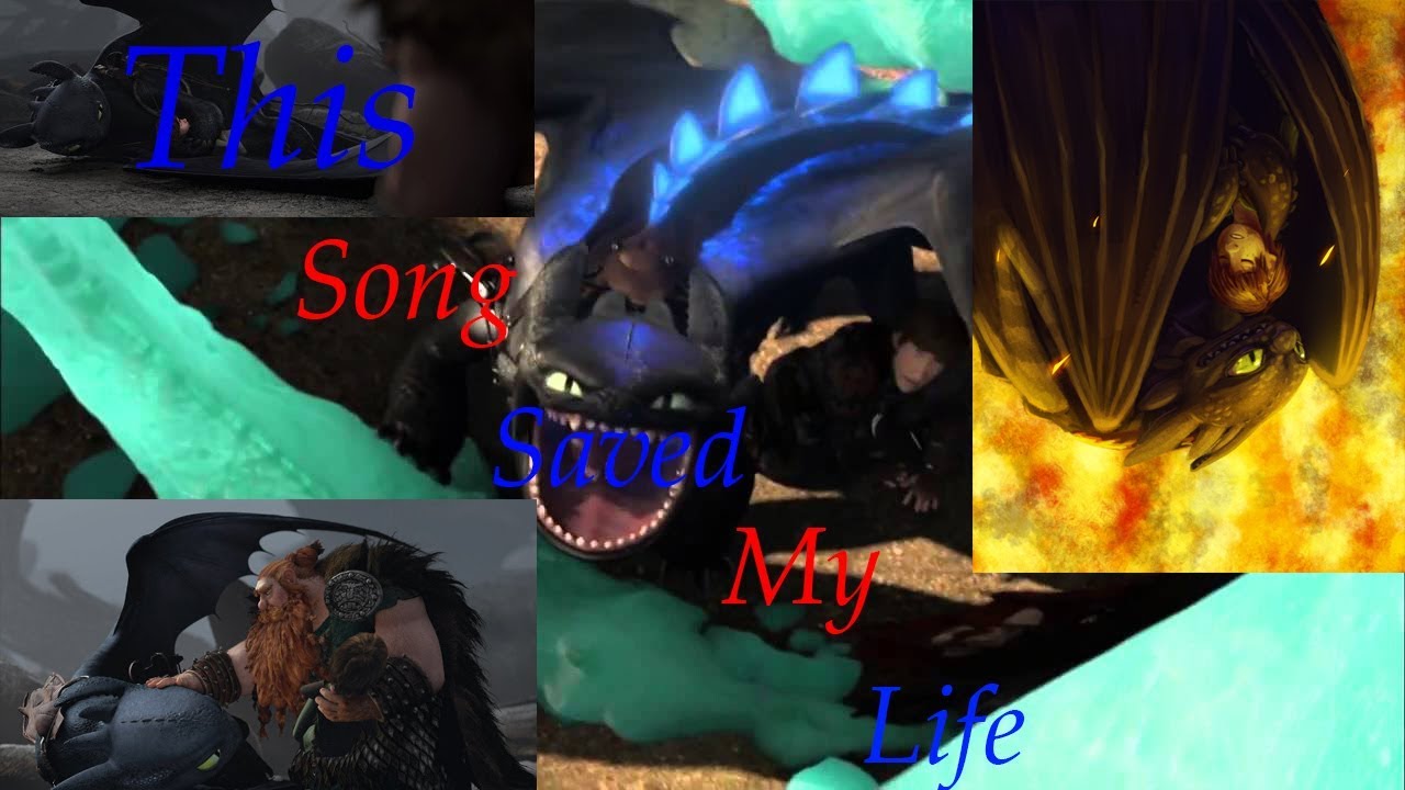 How To Train Your Dragon(httyd) "This Song Saved My Life" - YouTube
