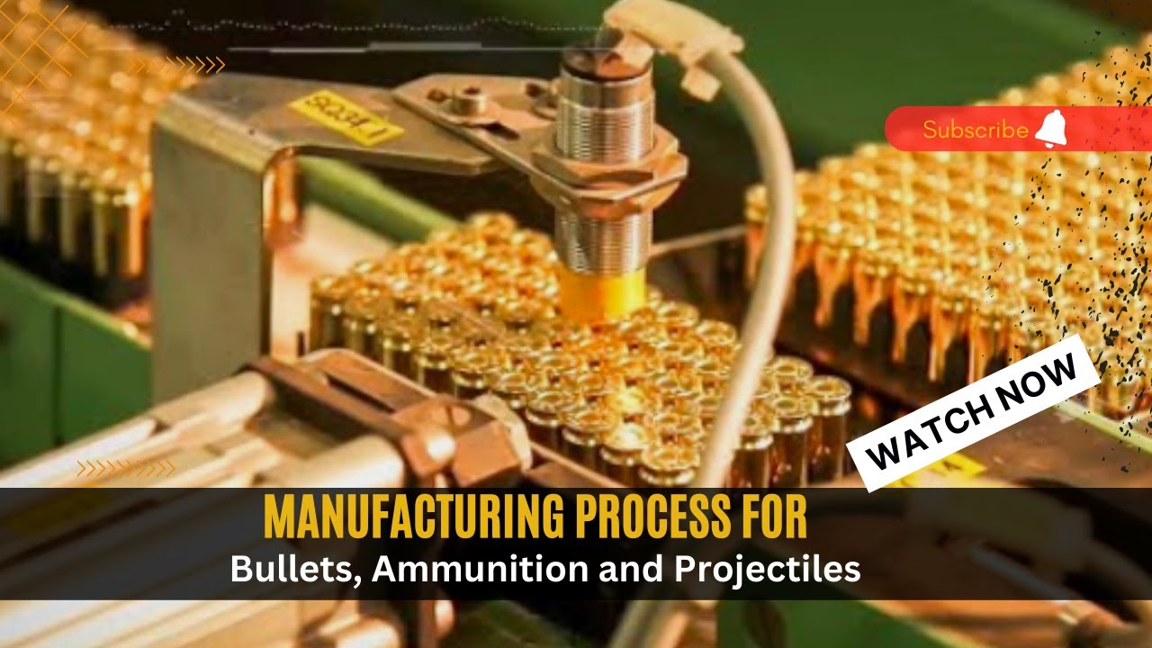 Amazing Manufacturing Process for Bullets Ammunition and Projectiles # ...