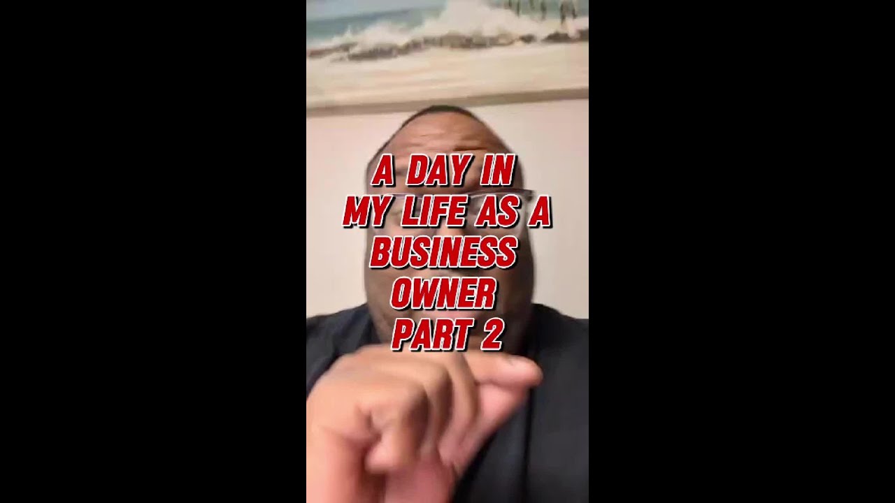 A day in my life as a Business owner Part 2! - YouTube