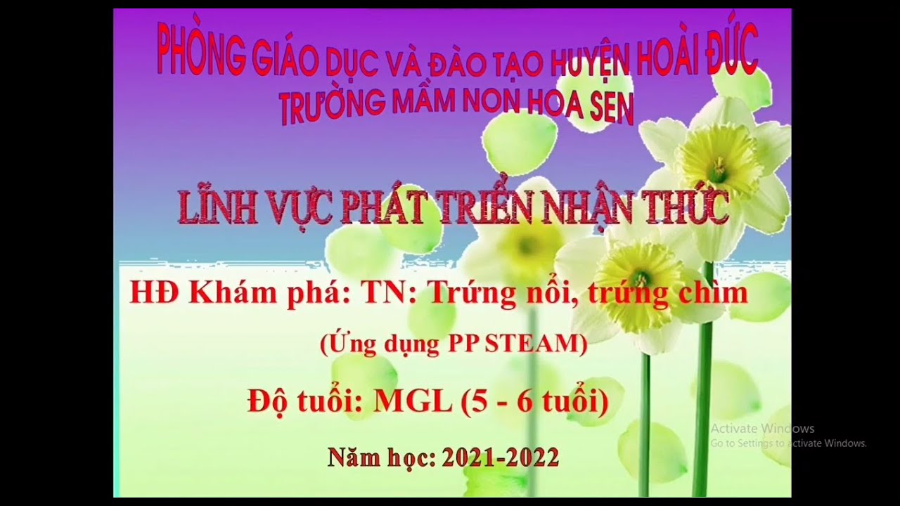 Thí Nghiệm Trứng Nổi Trứng Chìm Lớp A4 Youtube