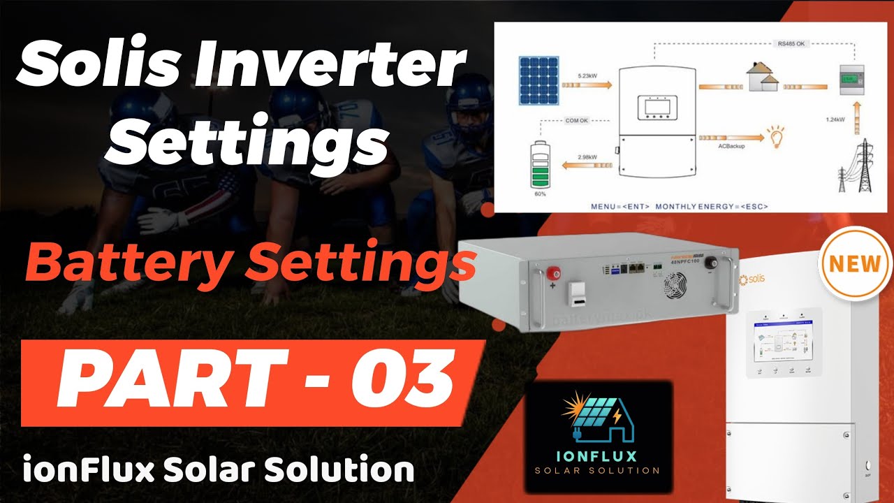 Solis S6 Plus Hybrid Inverter Battery Settings Explained - YouTube