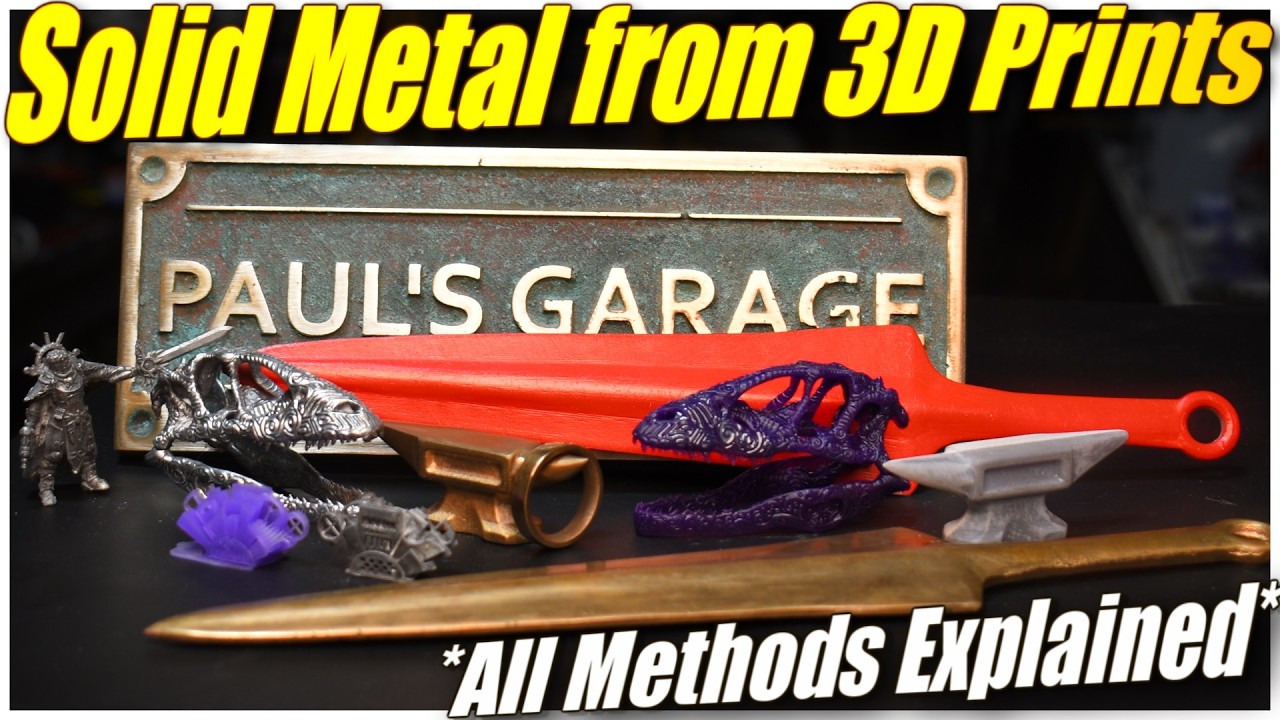 ALL Ways to Make Solid Metal 3D Prints (almost) - YouTube