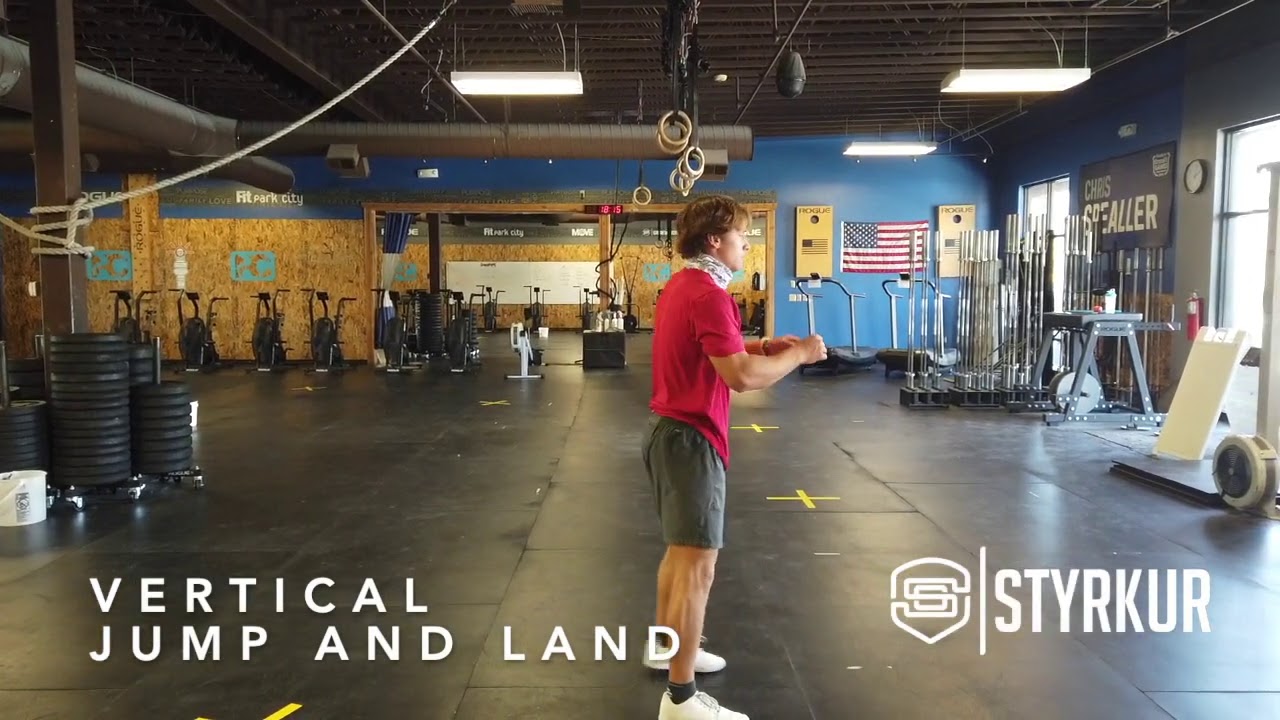 Vertical Jump and Land - YouTube