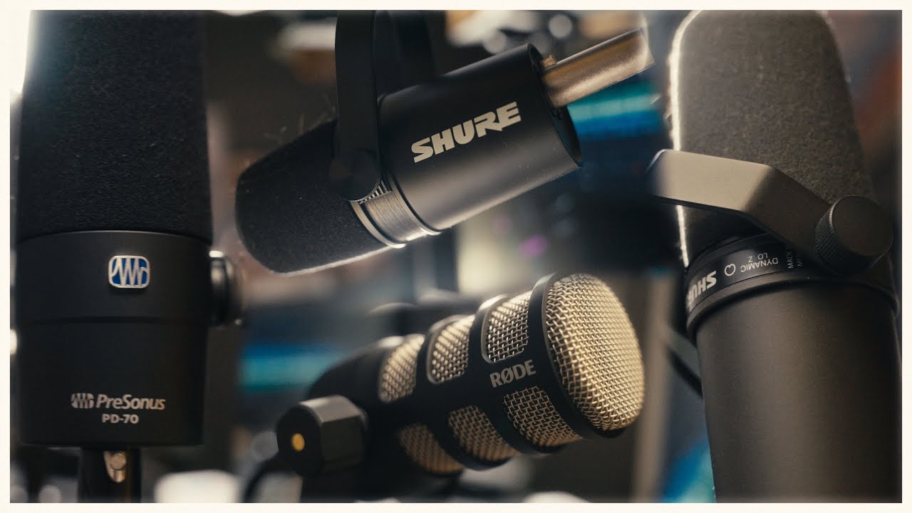 BEST Dynamic Mic? MV7X vs. SM7B vs. Podmic vs. PD-70 - YouTube