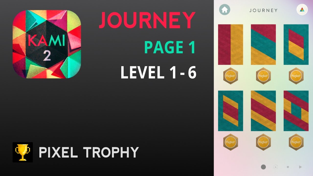 KAMI 2 - JOURNEY Page 1 Level 1-6 Solutions - YouTube