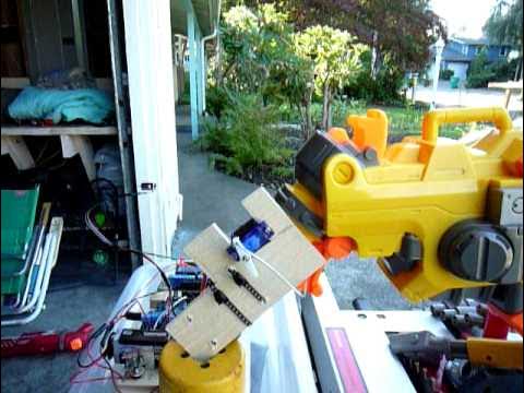 Remote Control Nerf Gun - YouTube