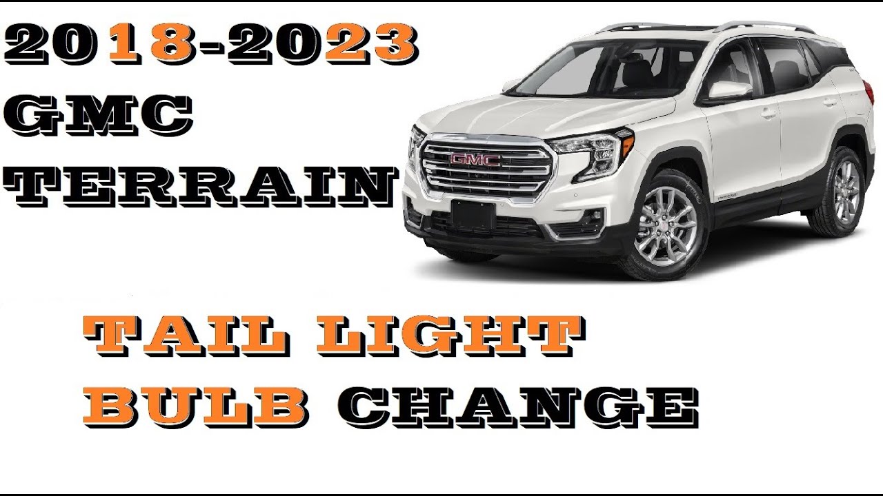 How to change Tail light bulb in Gmc Terrain 2018-2024 - YouTube