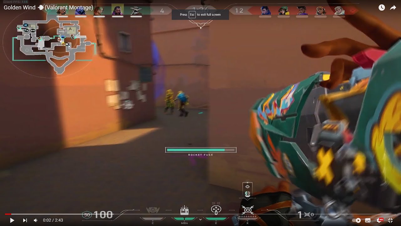 Golden Wind 💨(Valorant Montage) - YouTube