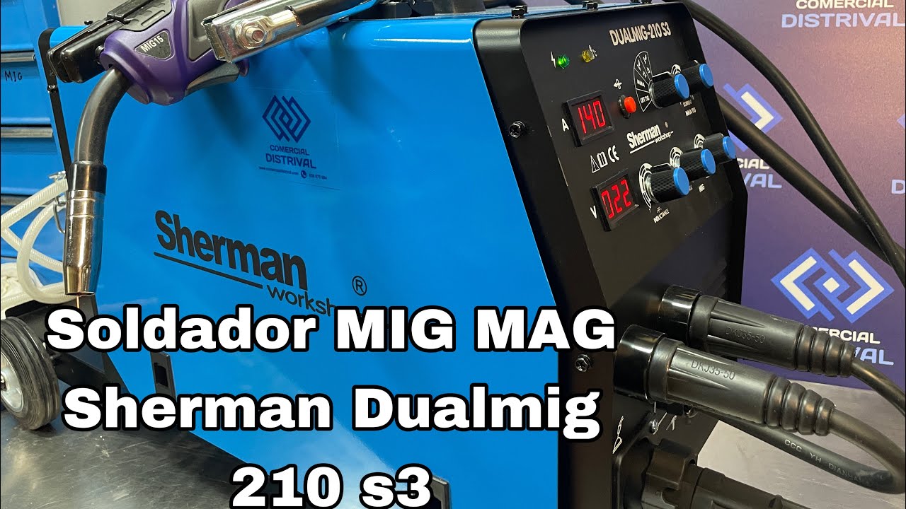 Dualmig 210 S3 Sherman - YouTube