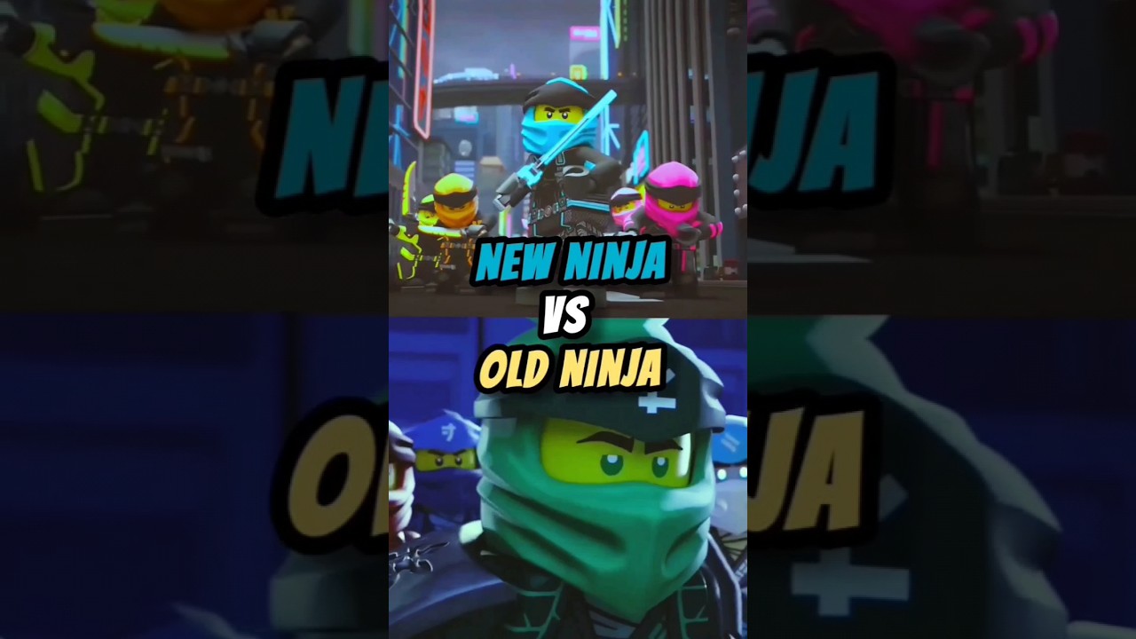 New Ninja Vs Old Ninja #shorts #youtubeshorts #ninjago #lego # ...