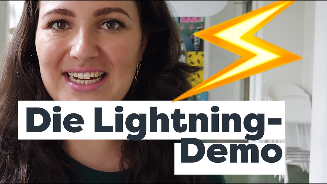 Was ist eine Lightning Demo (Blitzpräsentation) | Design Sprint auf ...