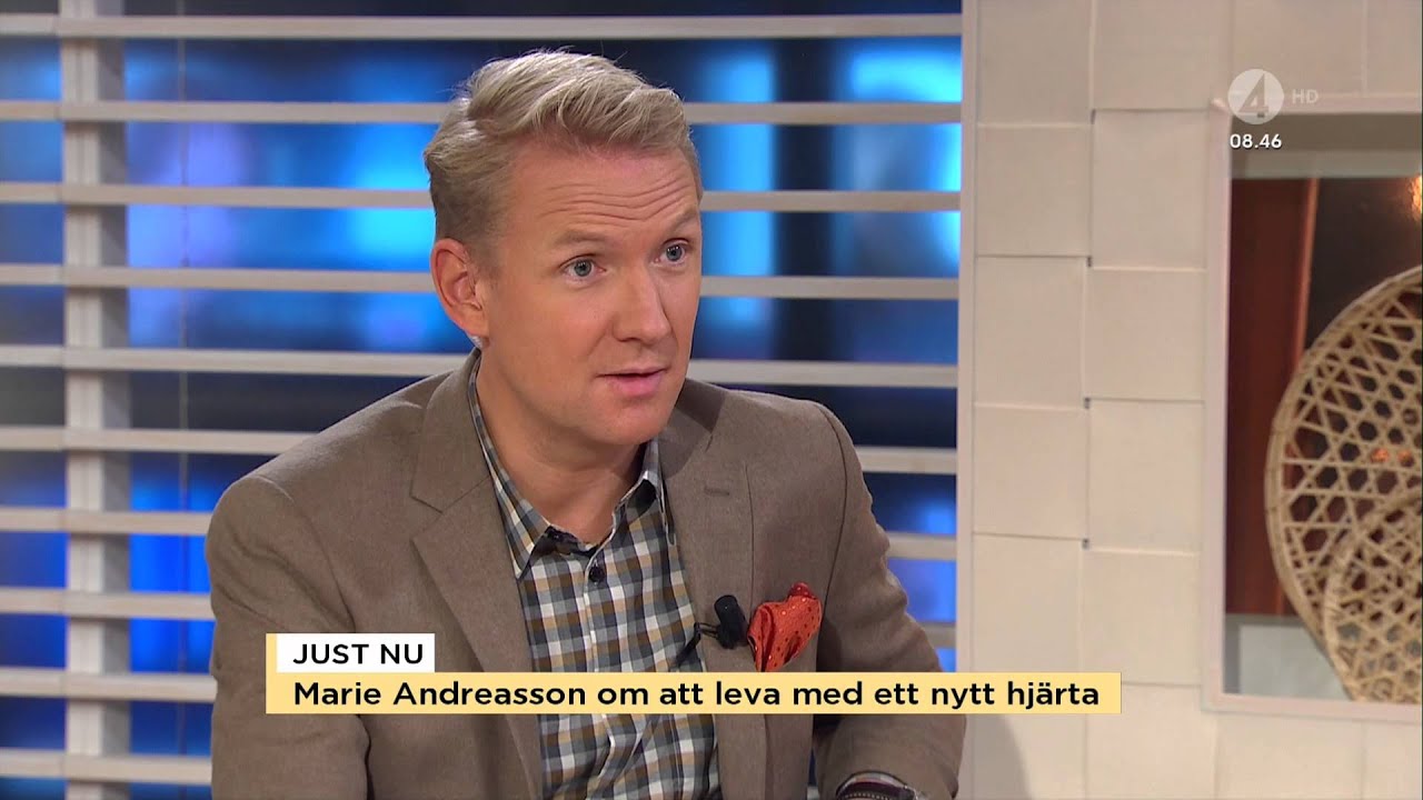 TV4 Marie Andreasson Leva med nytt hjärta - YouTube