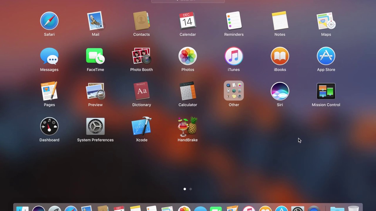 Mac OS - How to Launch/Open an App using LaunchPad - YouTube