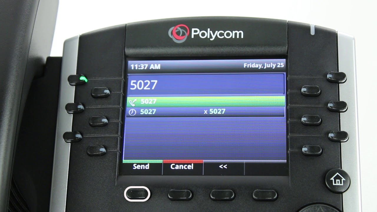 Polycom VVX 400 - 3 Way Conference Call - YouTube