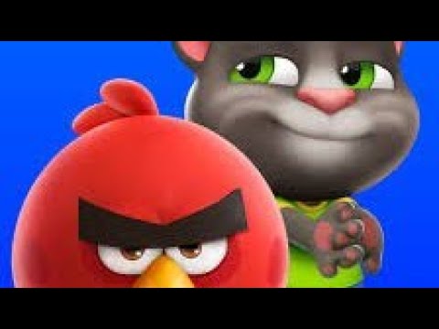 talking Tom X Angry birds collaboration gameplay - YouTube