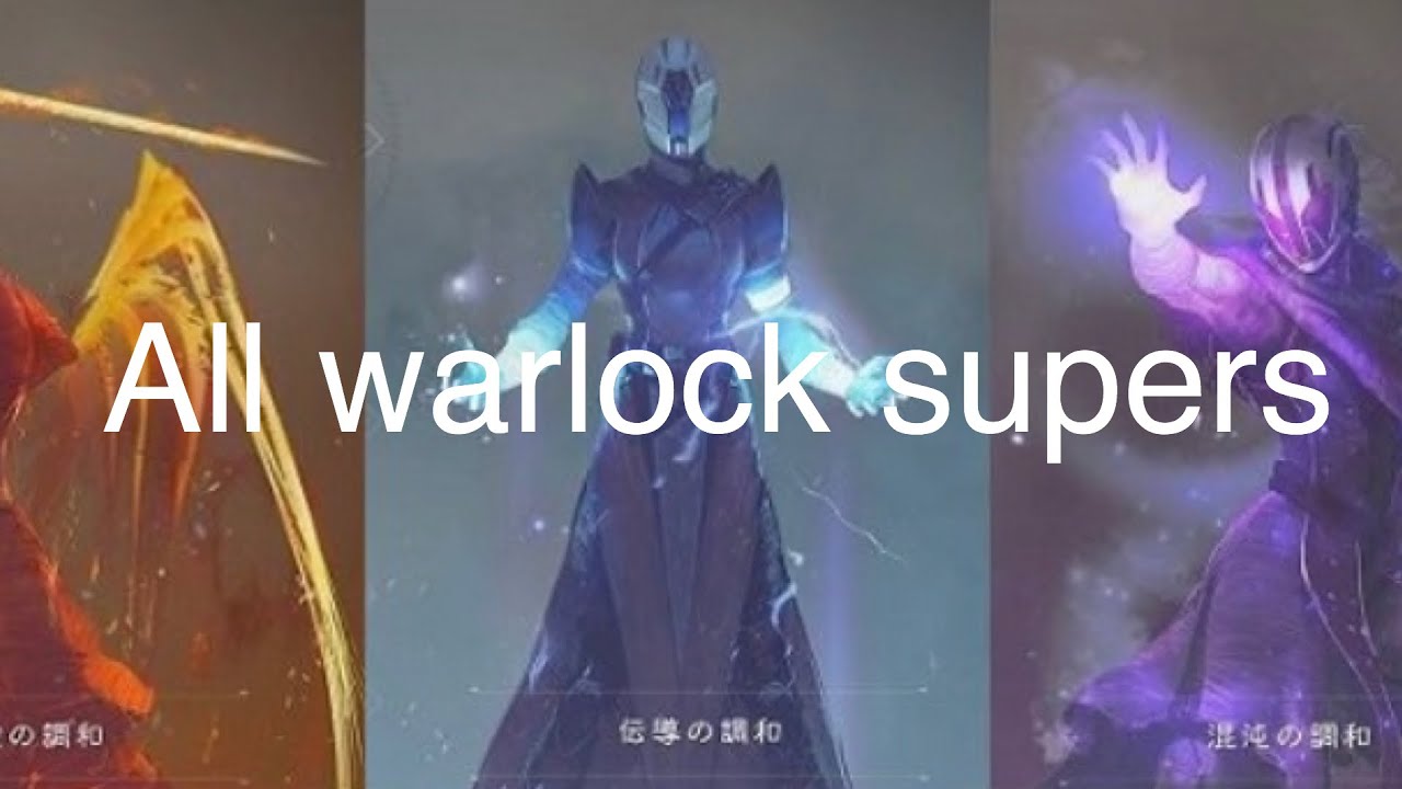 All warlock supers (Destiny 2) - YouTube