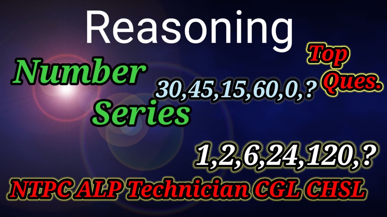 Number Series// Most Important Reasoning Questions For All Competitive ...