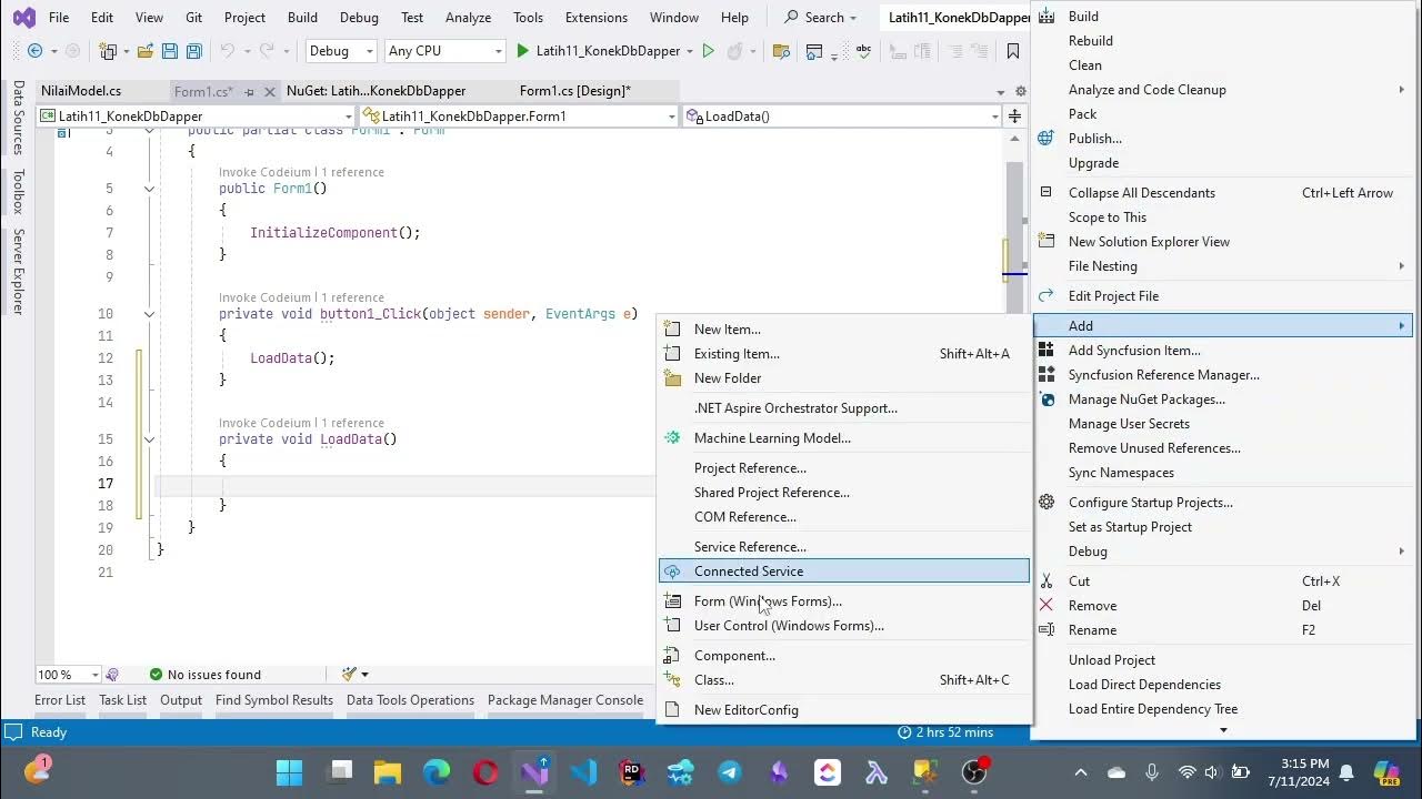 Develop Database App w/ Winform dan Dapper - YouTube
