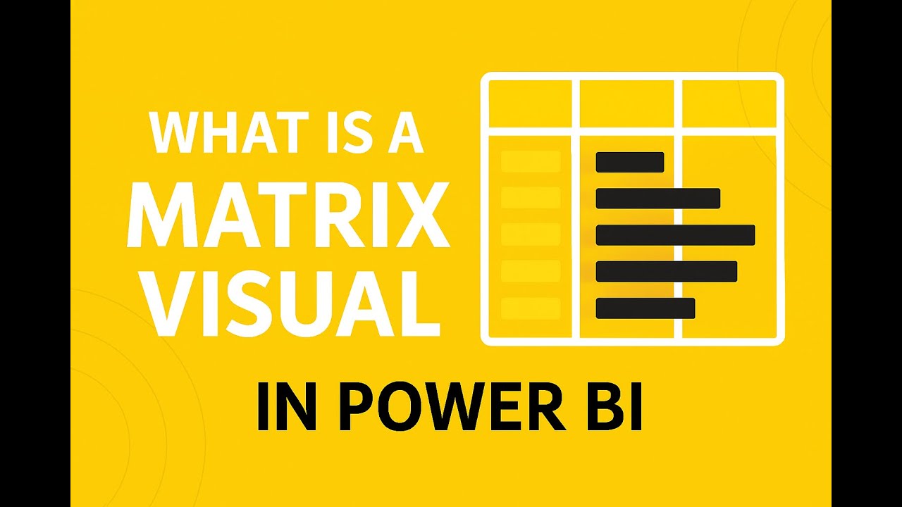 Matrix Visual in Power BI | How to Create a Matrix in Power BI | The ...