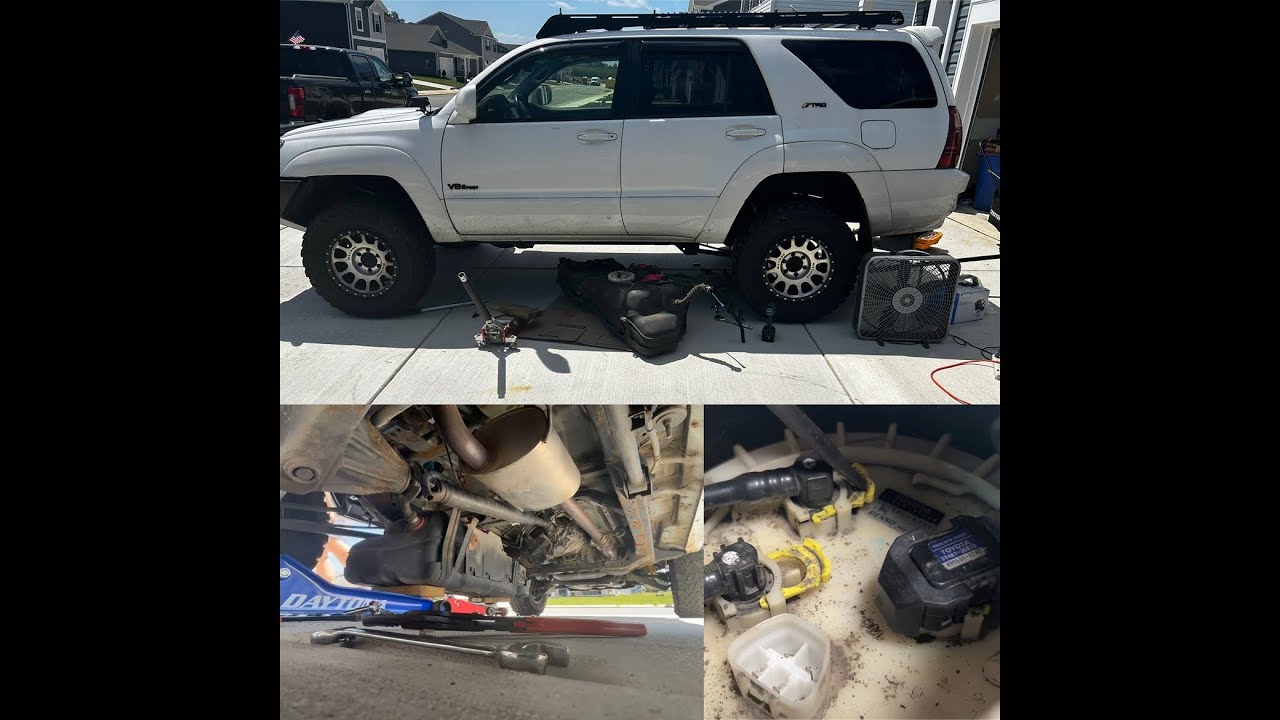 4Runner Project Part 15 - Dropping the gas tank and replacing our fuel ...