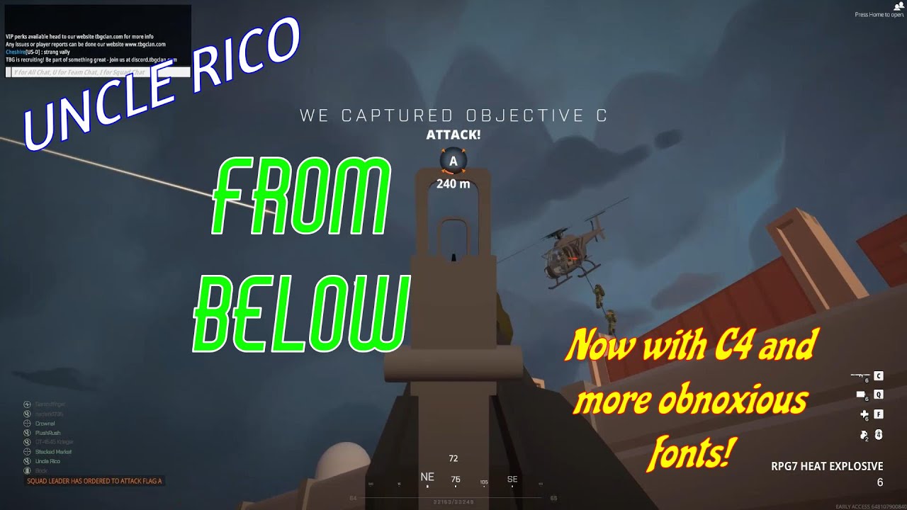 Uncle Rico - From Below - BattleBit Remastered - YouTube