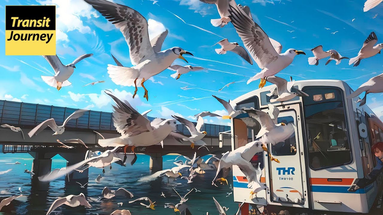 Japan's Amazing Train Station in Seagulls' Paradise - YouTube