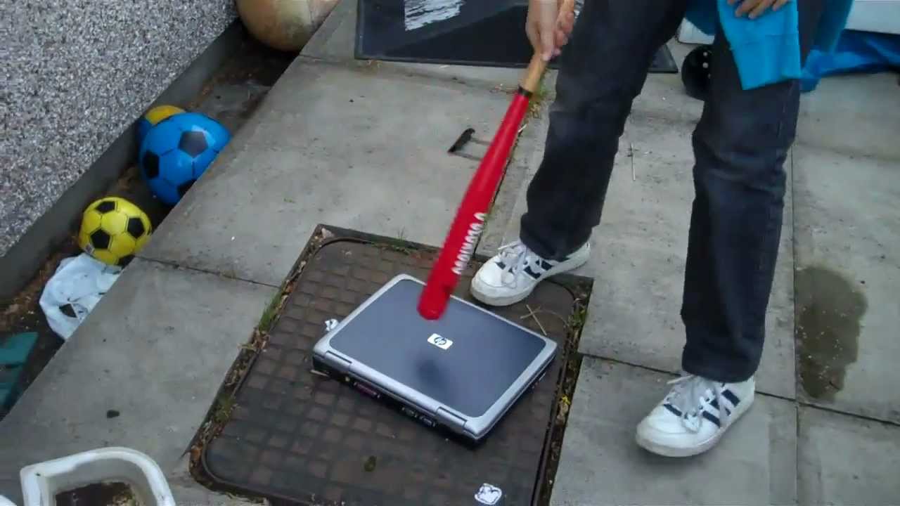 smash up a laptop ep: 1 - YouTube