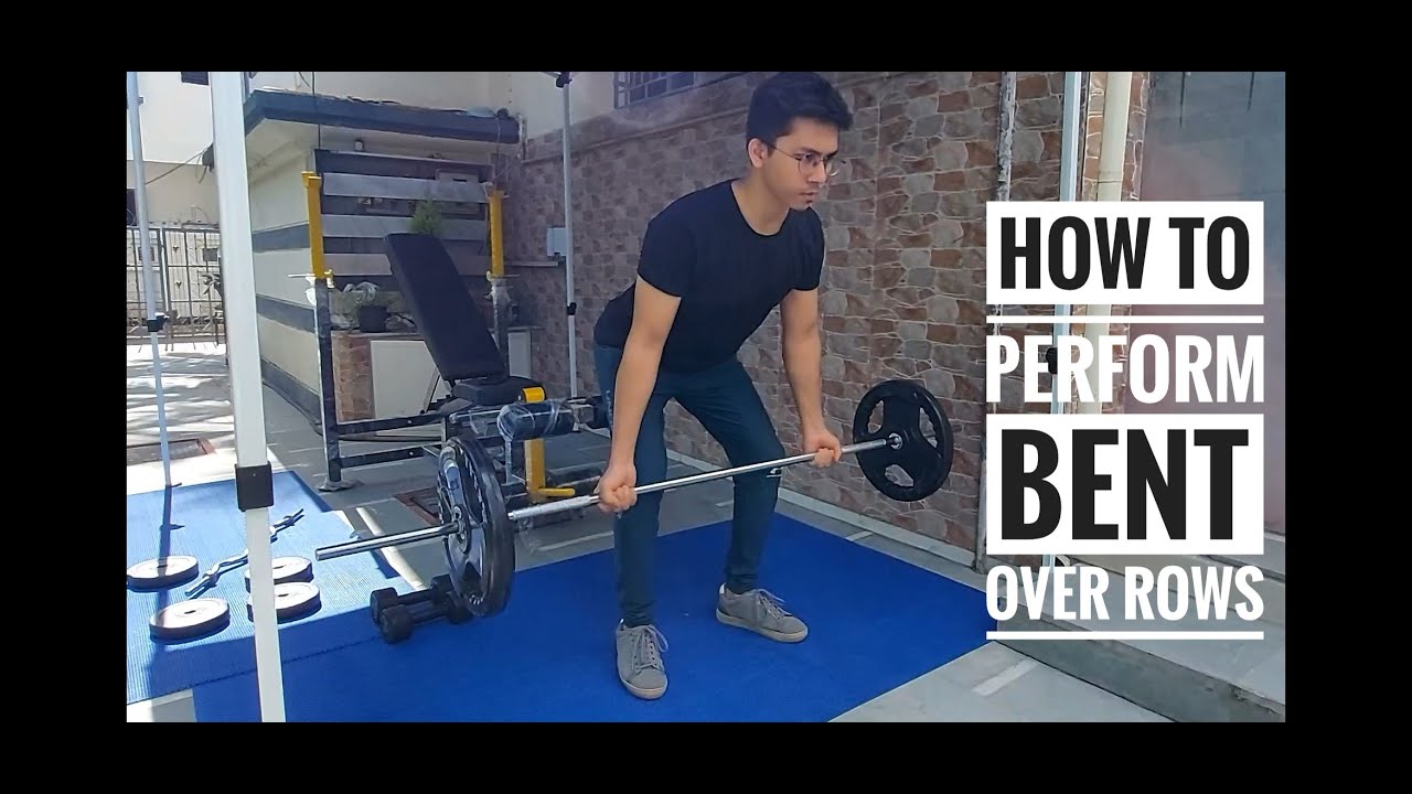 How to properly do Bent Over Rows | Beginner's exercise series - Part ...