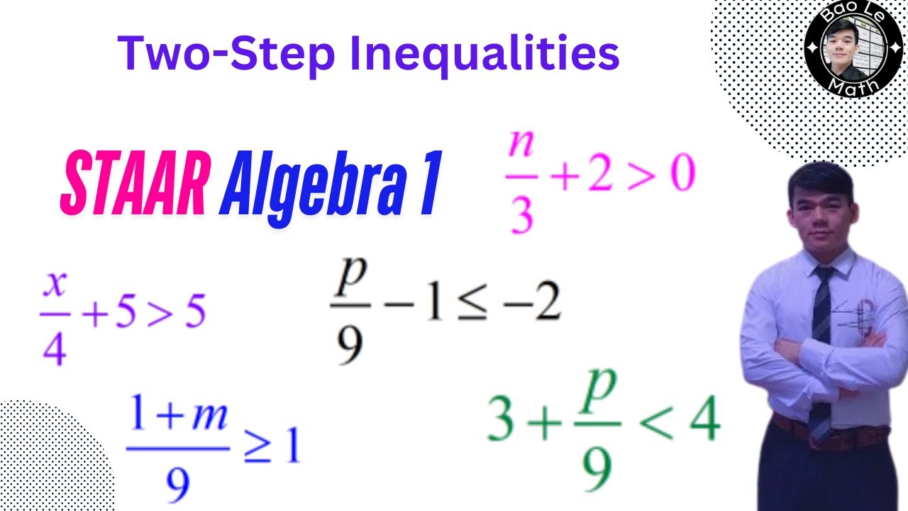 Two-Step Inequalities Made Easy! | Algebra 1 & STAAR Test Prep - YouTube