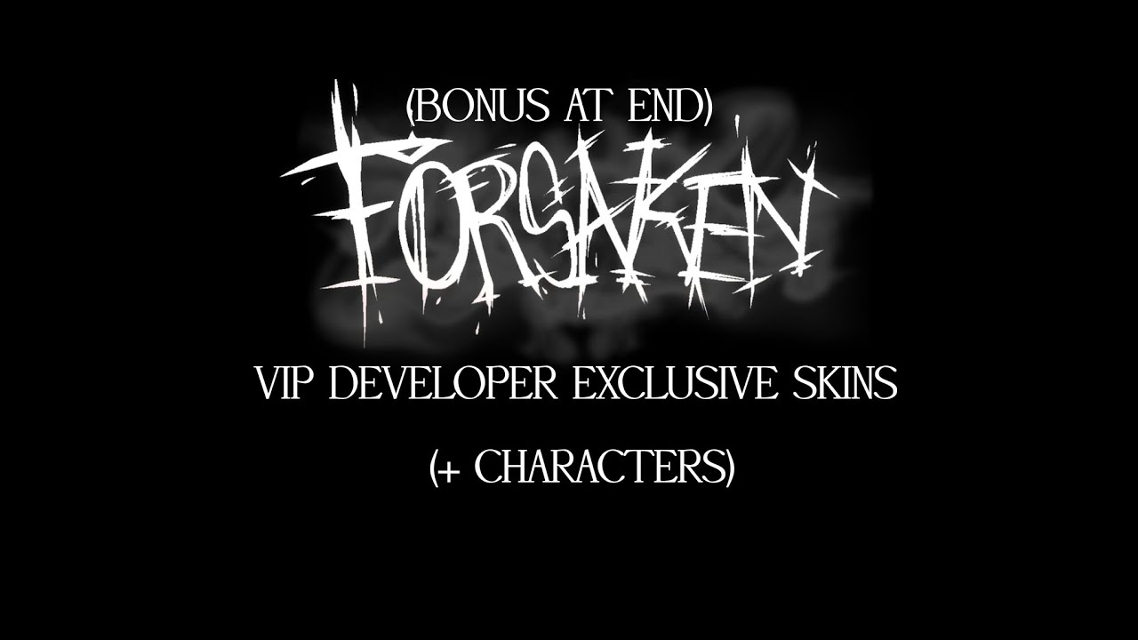 Forsaken - VIP Exclusive Dev Skins (+ Bonus At End!) - YouTube