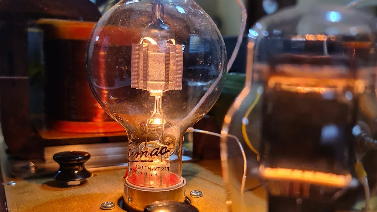 Trying the double C core Output Transformer of My 100TH SE -all DHT ...