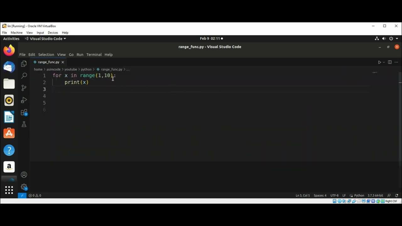 Using the range Function in Python - YouTube