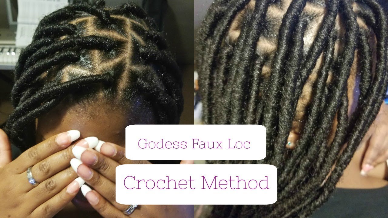 Very Neat Goddess Faux loc Crochet method | Tha Emprezz - YouTube