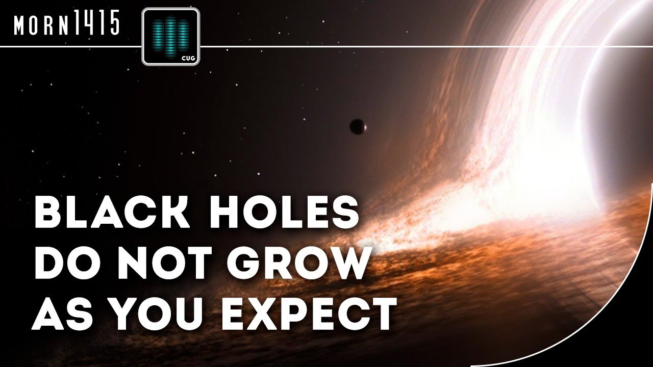 My viewers noticed something strange about Black Hole growth! - YouTube