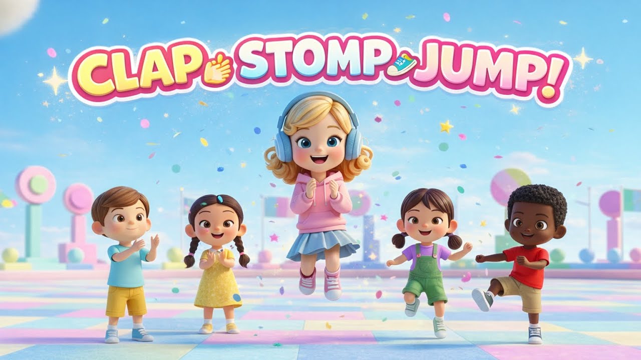 Clap Stomp Jump | Fun Movement Song for Kids - YouTube