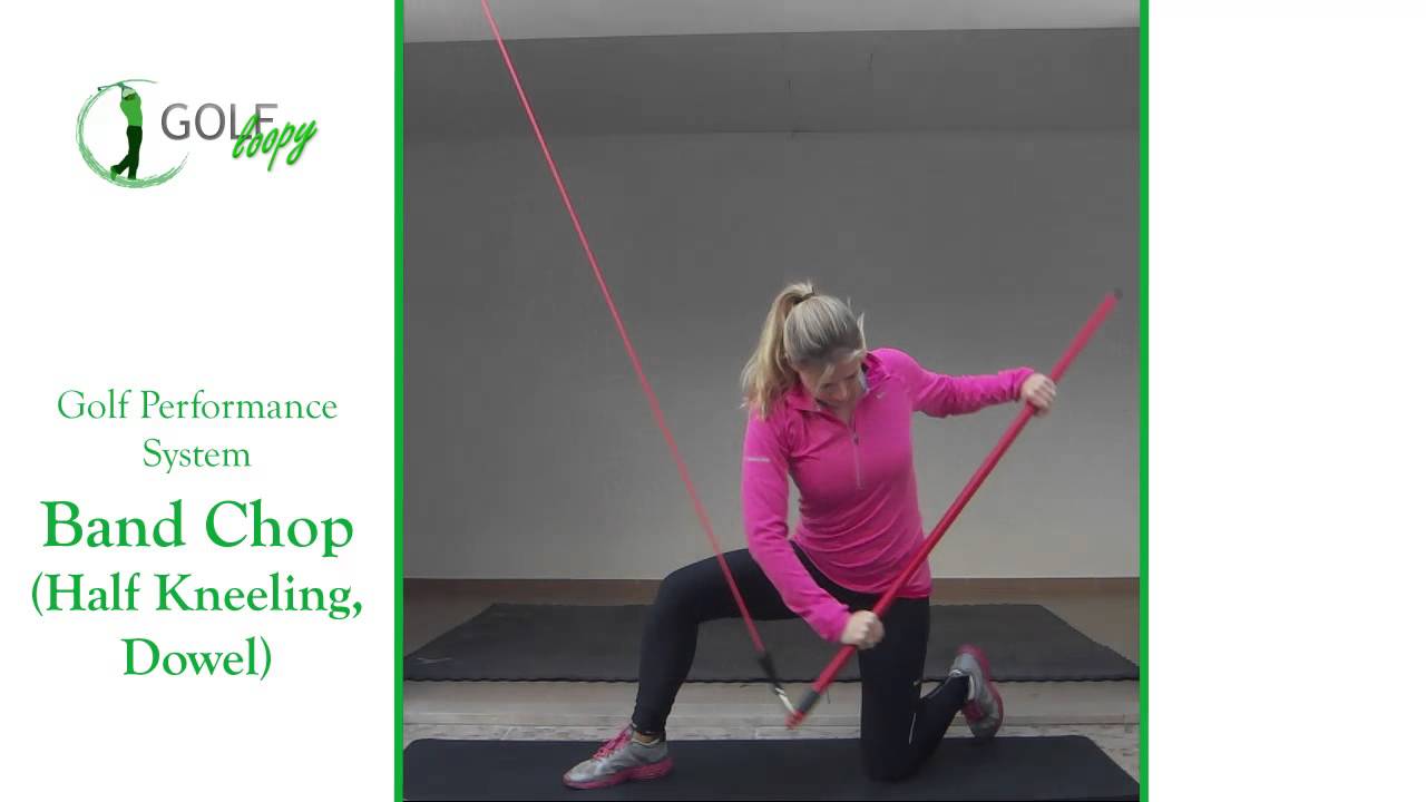 Band Chop (Half Kneeling, Dowel) - YouTube