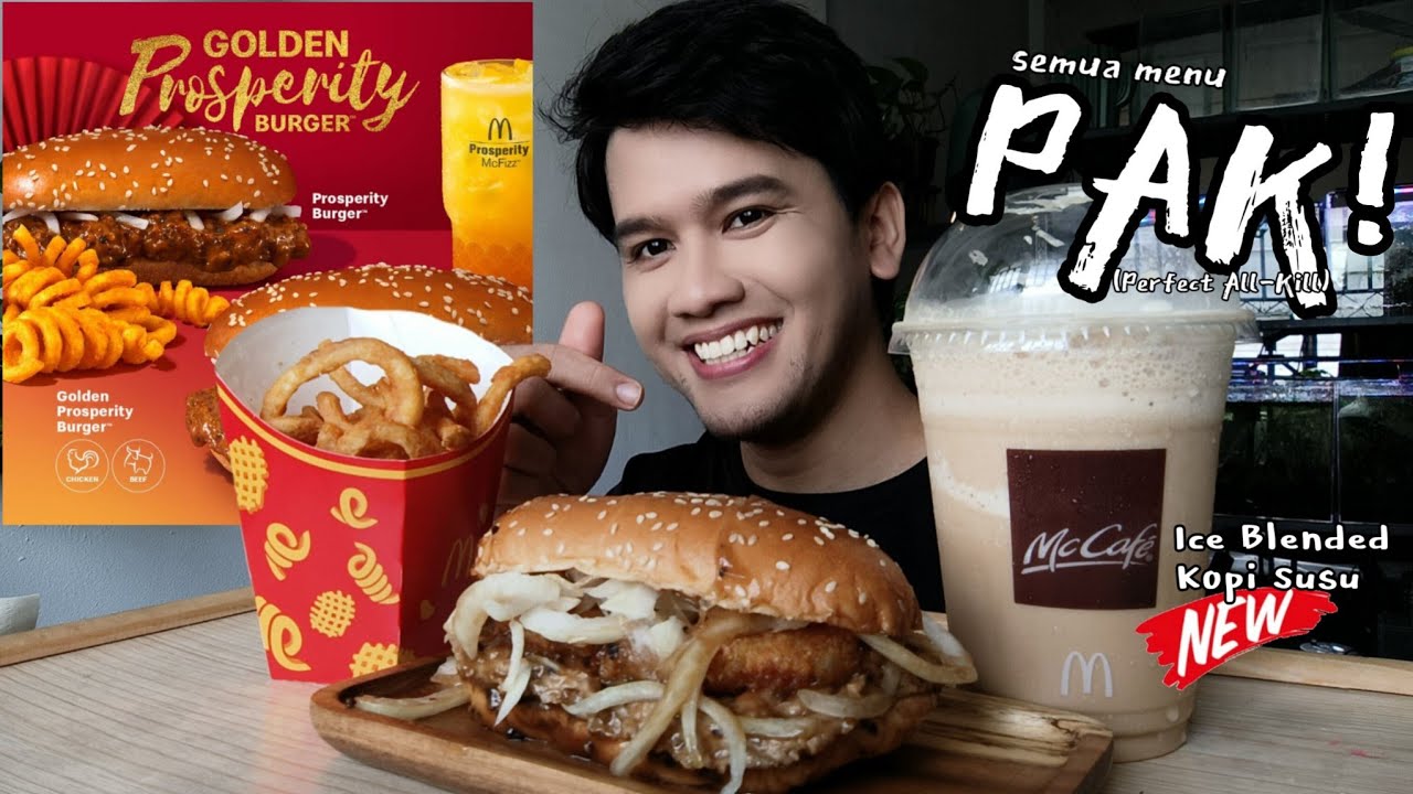 [COMEBACK] 🇲🇾 McDonald's Golden Prosperity Burger & [BARU] McCafe Ice ...