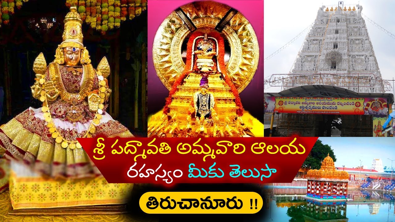 Padmavathi Ammavari Temple Tiruchanoor | Tiruchanoor Sri Padmavathi ...