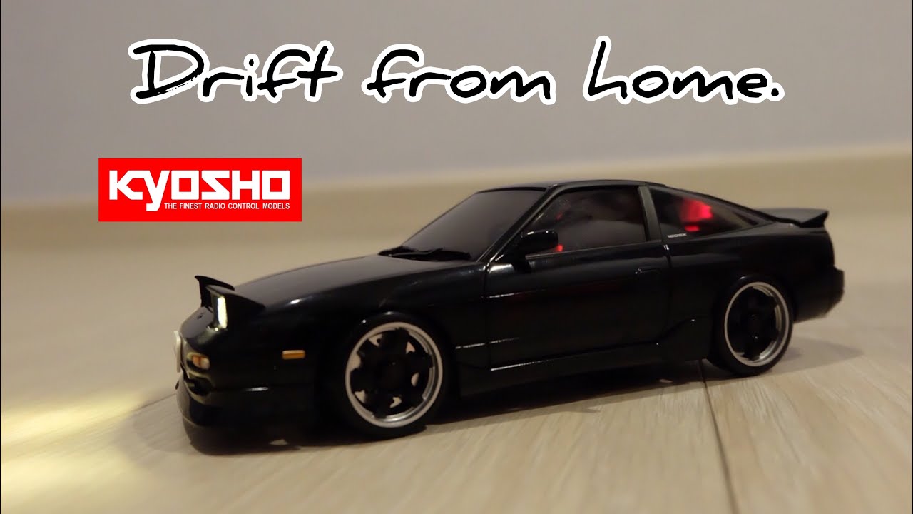 Kyosho Mini Z AWD Nissan 180SX Drift from home #MayNii Hobby time EP.13 ...