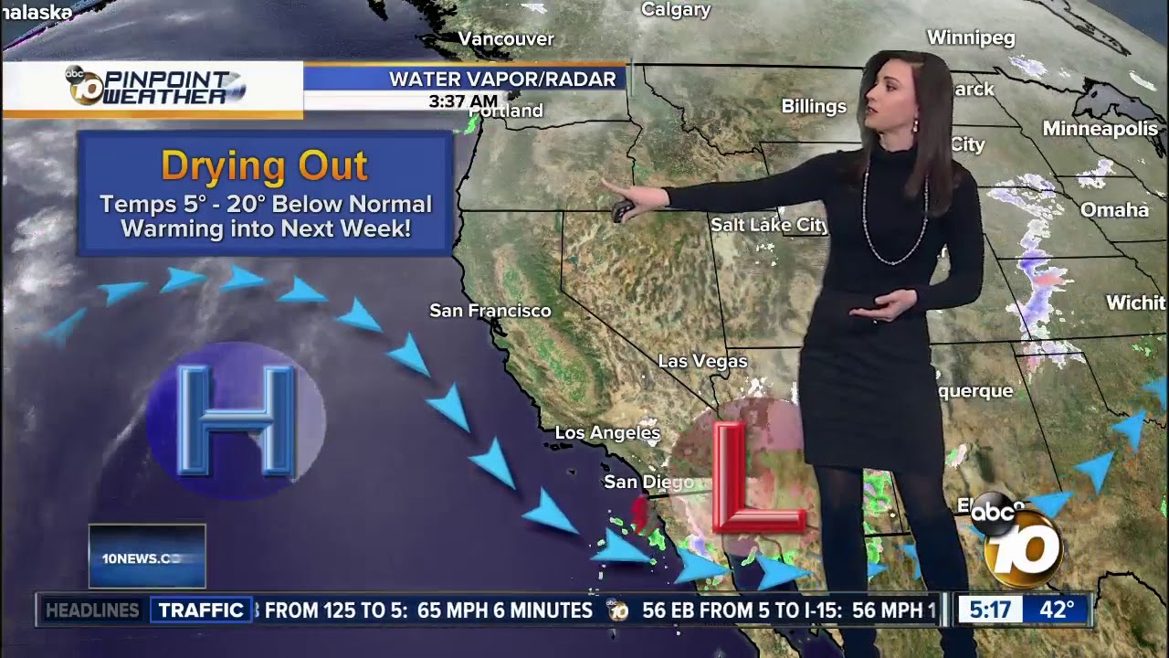 10News Pinpoint Weather with Meteorologist Megan Parry - YouTube