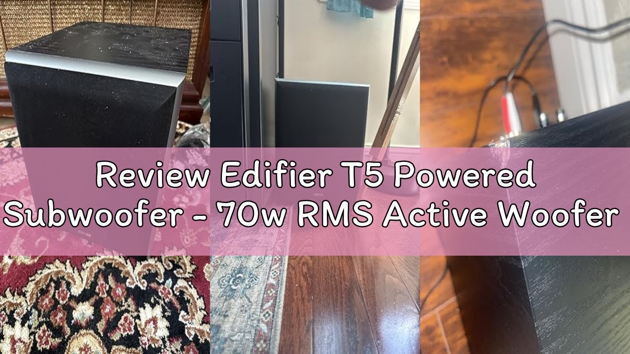 Review Edifier T5 Powered Subwoofer - 70w RMS Active Woofer with 8 inch ...